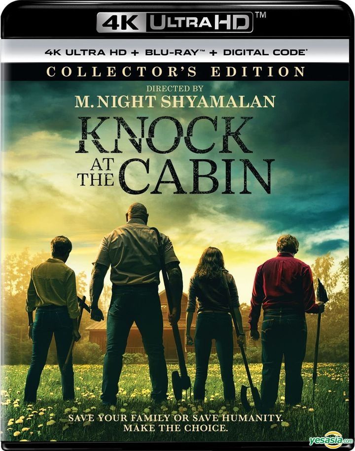 YESASIA: Knock At The Cabin (2023) (4K Ultra HD + Blu-ray + Digital Code) (Collector's Edition ...