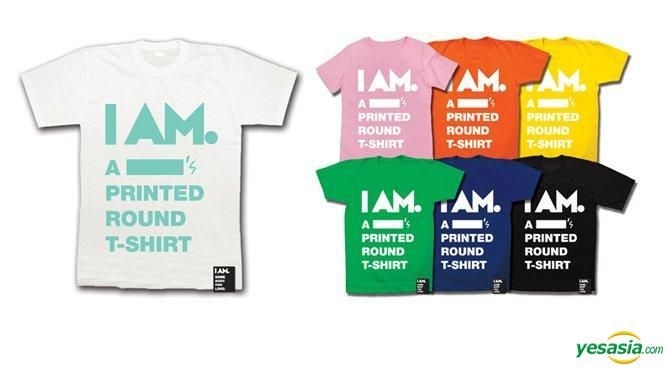 YESASIA: I AM - T-shirt (Orange) (Medium) (Limited Edition) Celebrity ...