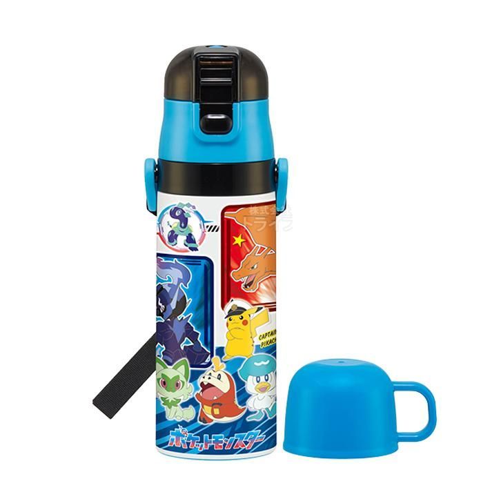 YESASIA: Pokemon 2WAY Stainless Water Bottle 470ml with Cup - Skater ...