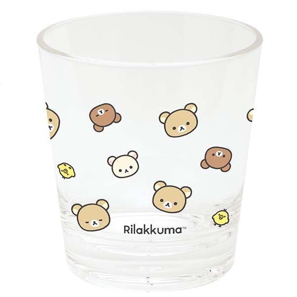 YESASIA: San-X Rilakkuma Clear Plastic Cup 270ml (NEW BASIC RILAKKUMA ...
