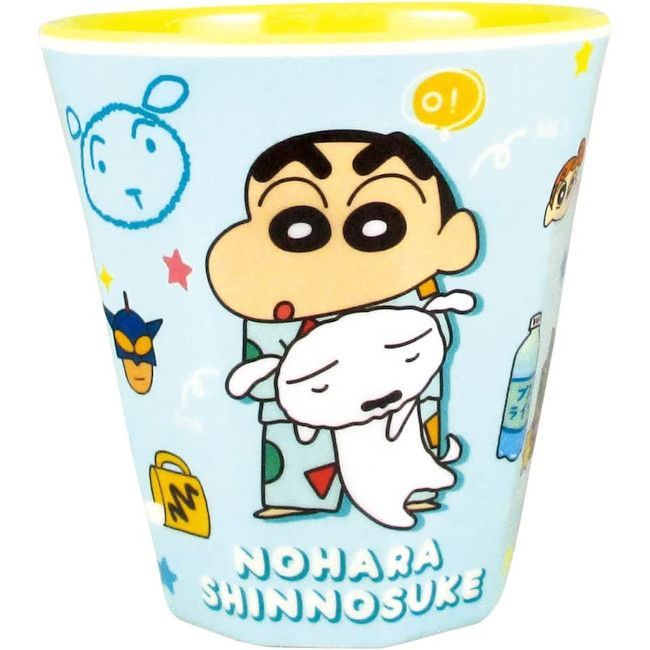 YESASIA: Crayon Shin-Chan Print Plastic Cup (Blue/Green) - T'S Factory ...