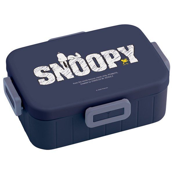 YESASIA: SNOOPY 4 Lock Lunch Box 900ml (LOGO) - Skater - Lifestyle & Gifts - Free Shipping