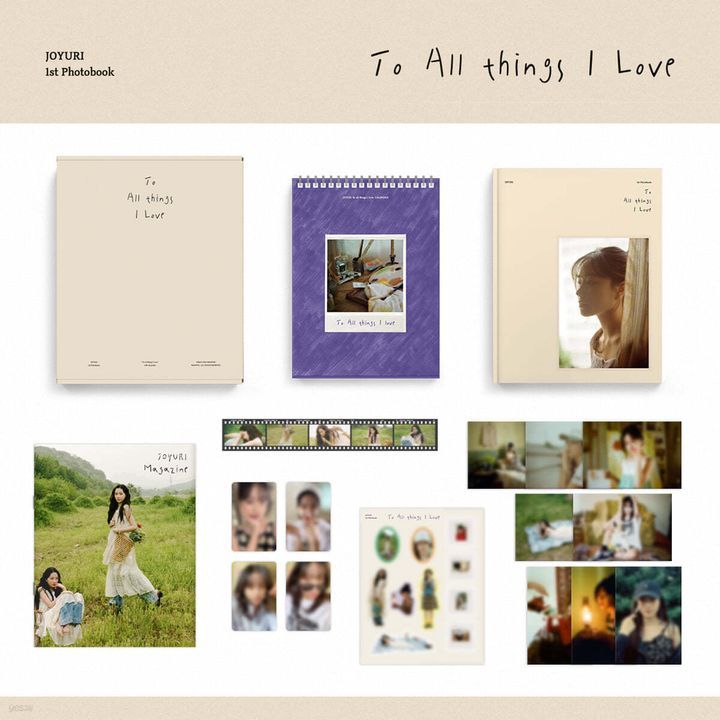 YESASIA: Jo Yu Ri 1st Photobook - To All things I Love GIFTS,CALENDAR ...