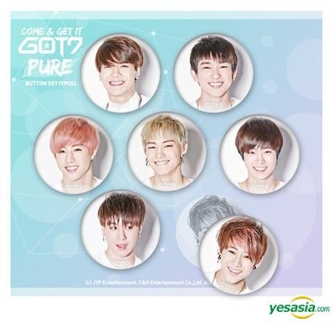 YESASIA : GOT7 1st Official Goods 'Pure' - Button Set (7pcs) Celebrity Gifts,組合,男明星,精品,海報/寫真集 ...