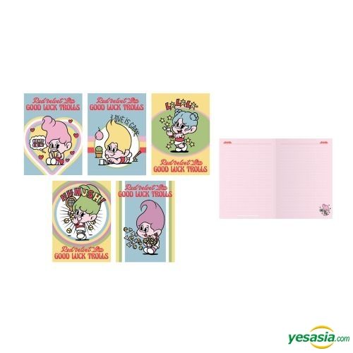 YESASIA: Red Velvet Loves GOOD LUCK TROLLS - Line Note (Yeri Troll ...