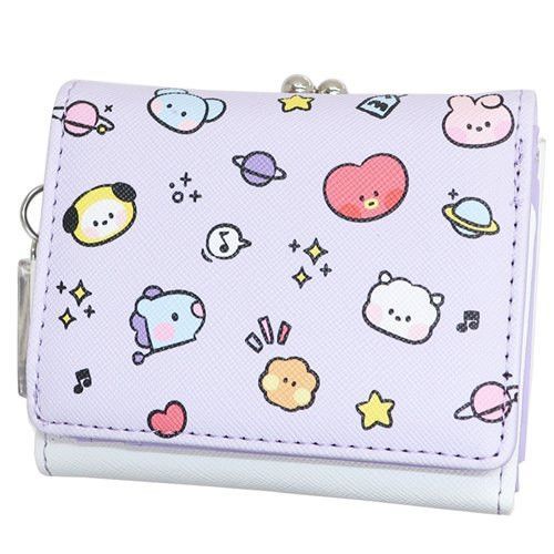 YESASIA: BT21 minini Compact Wallet (Purple) - CRUX - Lifestyle & Gifts ...