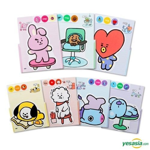 YESASIA: BT21 x Kumhong Fancy - Letter Set (RJ) MALE STARS,PHOTO/POSTER ...