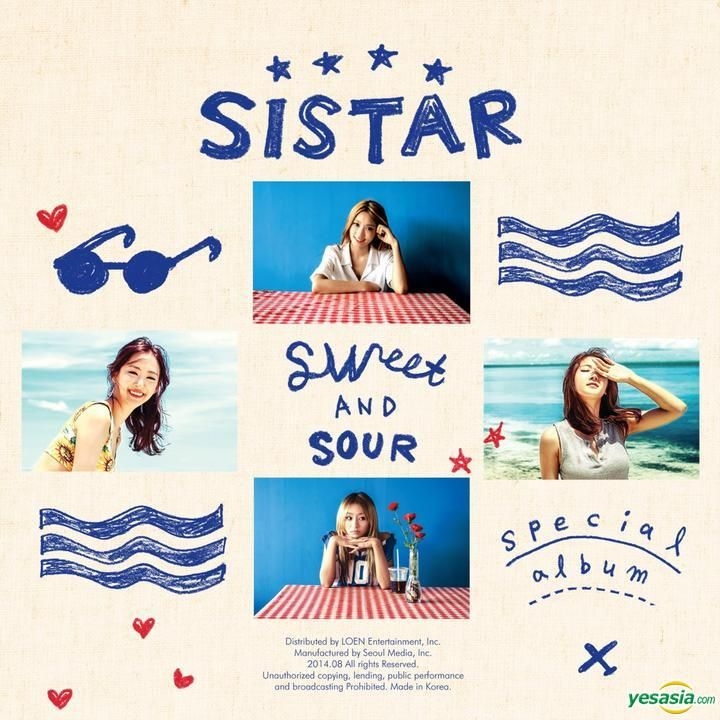 YESASIA: Sistar Special Album - Sweet & Sour CD - Sistar, Kakao ...
