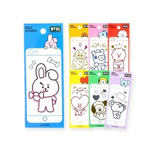 YESASIA: BT21 Mobile Deco Sticker - RJ MALE STARS,GIFTS,GROUPS,PHOTO ...