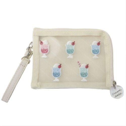 YESASIA: Cream Soda Series Mesh Pass Holder (Cream) - Q-LiA - Lifestyle ...