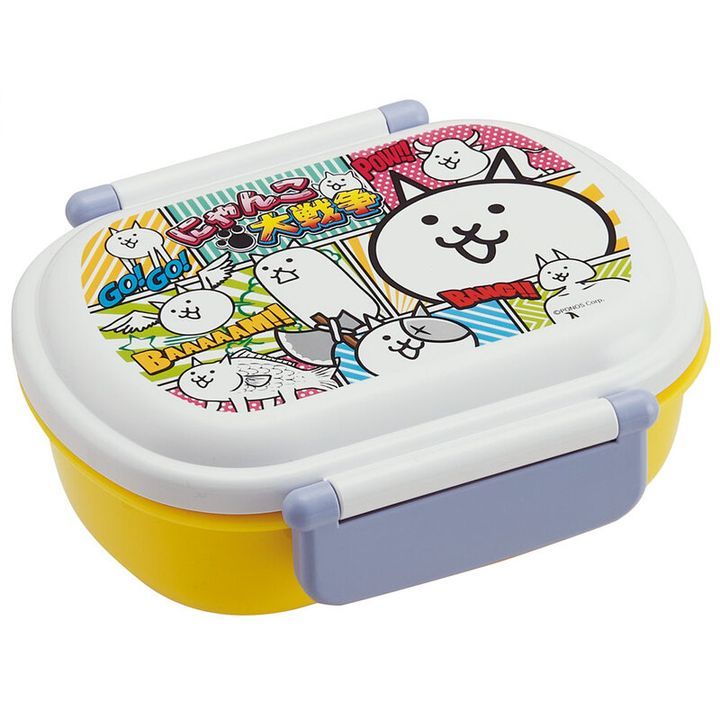 YESASIA: Nyanko Daisensou Oval Lunch Box 360ml - Skater - Lifestyle ...