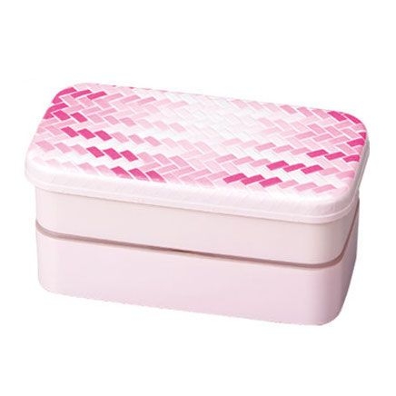 YESASIA: Hakoya Ajiro Gradation Rectangular 2 Layers Lunch Box S Pink - Hakoya - Lifestyle ...