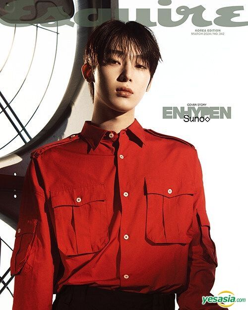 YESASIA: Esquire (March 2024) (G type) (ENHYPEN : SUNOO Cover) PHOTO ...