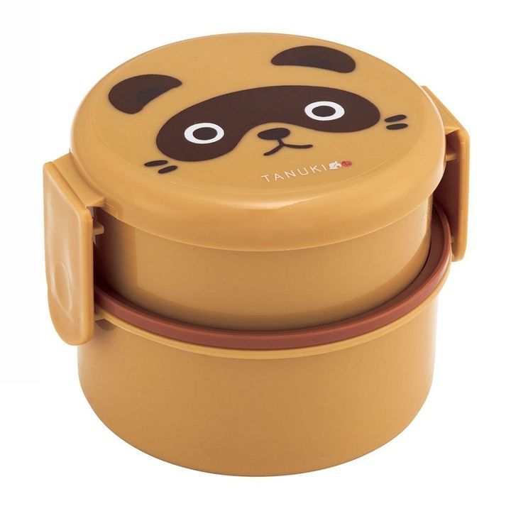 YESASIA: TANUKI Round Food Box 500ml (with Fork) - Skater - Lifestyle ...