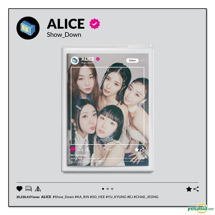 YESASIA: ALICE Single Album - SHOW DOWN CD - ALICE, IOK COMPANY ...