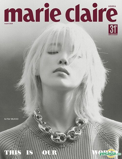 YESASIA : Marie Claire (March 2024) (IU Cover) (D type) 寫真集 ,精品 ...