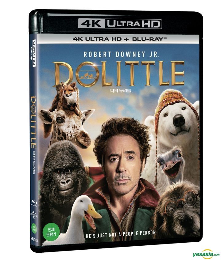 YESASIA: Dolittle (4K Ultra HD + Blu-ray) (Korea Version) Blu-ray - Antonio Banderas, Robert ...