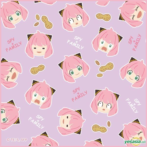 YESASIA: Spy x Family : Mini Towel Anya Vol.2 B Anya (Repeating Pattern ...