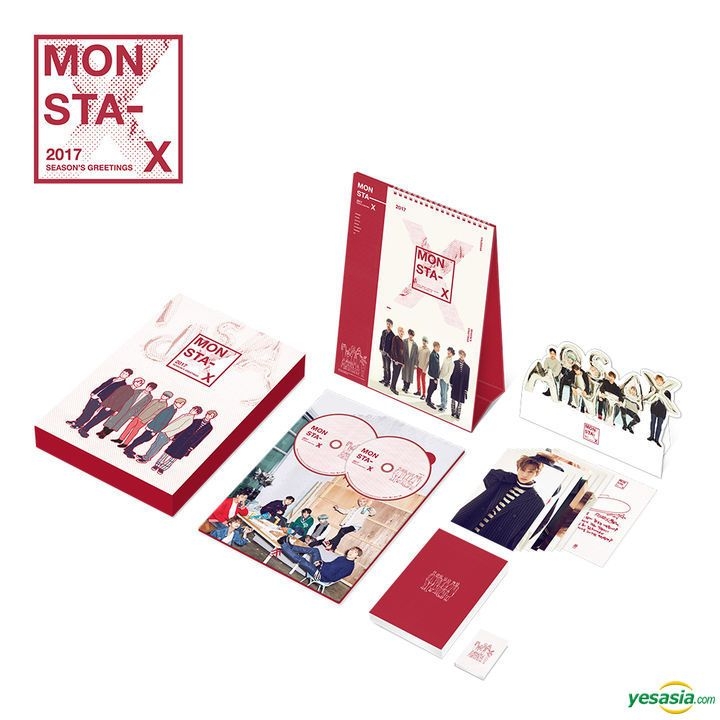 YESASIA: Monsta X 2017 Season's Greetings + Poster in Tube MALE STARS ...