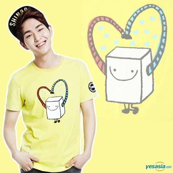 YESASIA: SHINee x Naver x Skechers Collaboration T-shirt (One Size ...