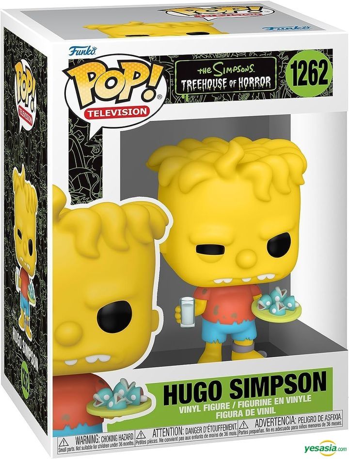 Yesasia Funko Pop Television The Simpsons Hugo Simpson Vinyl