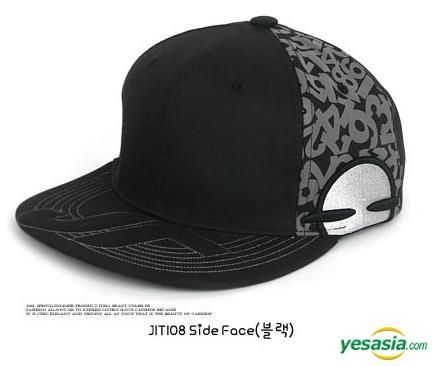 YESASIA: Stellar Style - Side Face Hip Hop Cap (Black) GIFTS,PHOTO ...