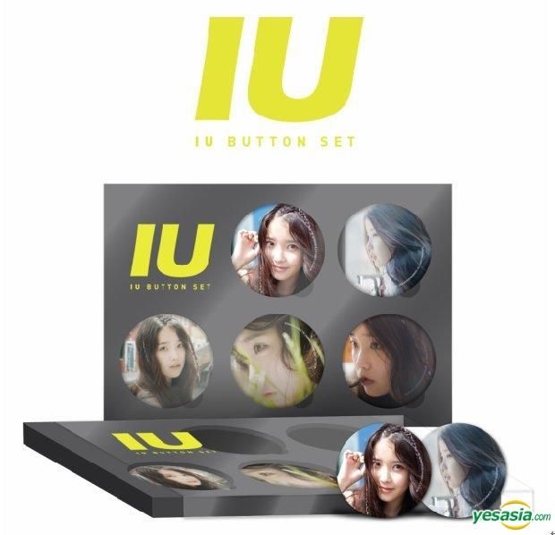 YESASIA: IU Button Set (5pcs) FEMALE STARS,PHOTO/POSTER,Celebrity Gifts ...