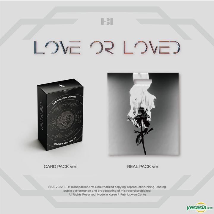 YESASIA: B.I - Love or Loved Part.1 (CARD PACK + REAL PACK Version) CD - B.I, Sony Music (KR ...
