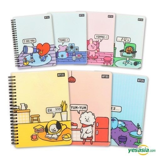 YESASIA : BT21 PP Cover Notebook (CHIMMY) 組合,精品,男明星,Celebrity Gifts,海報 ...