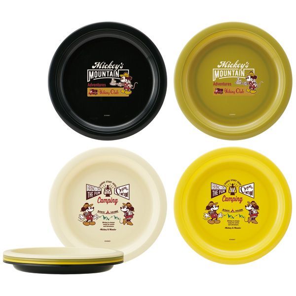 YESASIA: Mickey Mouse Plastic Plate (4 Pieces Set) - Skater - Lifestyle ...