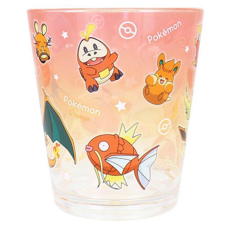 YESASIA: Pokemon Clear Plastic Tumbler (Red & Orange) - T'S Factory ...