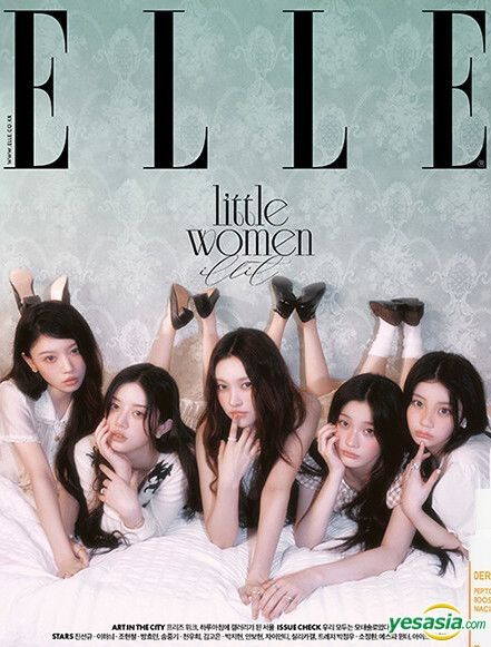 YESASIA : Elle Korea (September 2025) (ILLIT : Group Cover) ( G ) 海報 ...