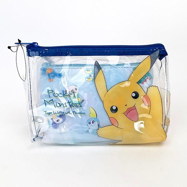 YESASIA: Pokemon Pouch Set (Pikachu & Water Type) - T'S Factory ...