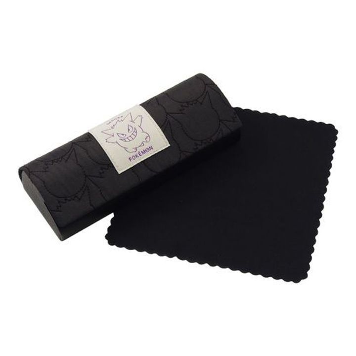 YESASIA: Pokemon Glasses Case with Cleaning Cloth (Gangar ...