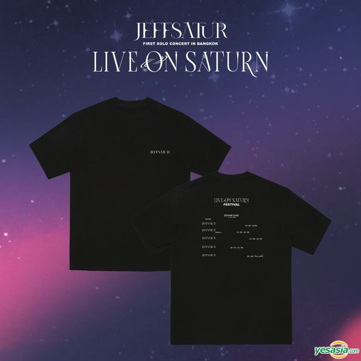 YESASIA: Jeff Satur Live On Saturn - Black T-Shirt (Size M) PHOTO ...