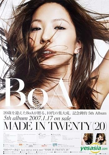 YESASIA: BoA - Made In Twenty (20) Original Poster (Japan Version ...