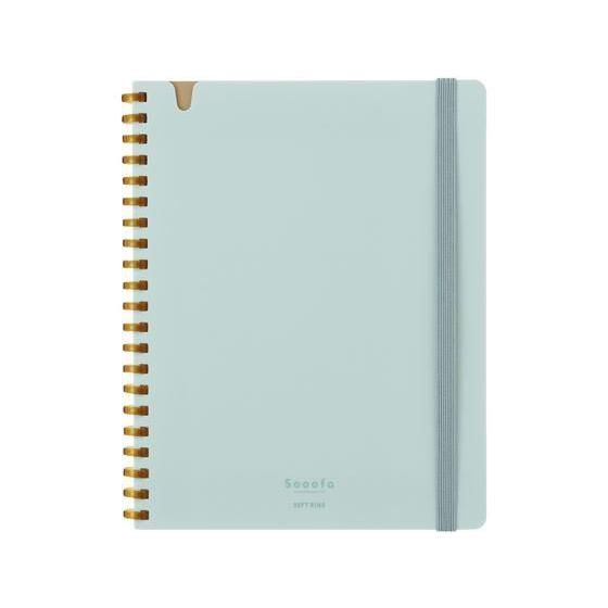 YESASIA: Kokuyo Sooofa Soft Ring Notebook Grid B6 Sized Light Blue (80 Sheets) - - Lifestyle ...