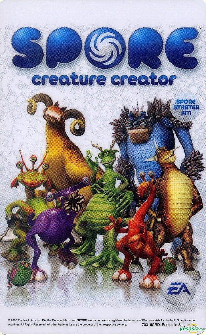 YESASIA: Spore Creature Creator (Prepaid Card Version) (English Version ...