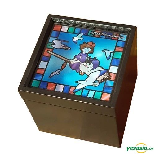 YESASIA: Kiki's Delivery Service : Stained Glass Pattern BOX Music Box ...