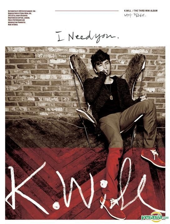 YESASIA: K.Will Mini Album Vol. 3 + Poster in Tube CD - K.Will, Kakao ...