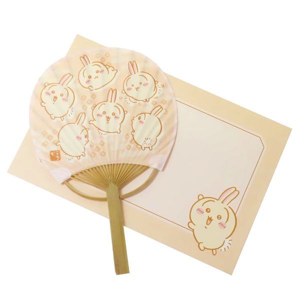 YESASIA: Chiikawa Hand Fan Greeting Card (Usagi) - Ensky - Lifestyle ...