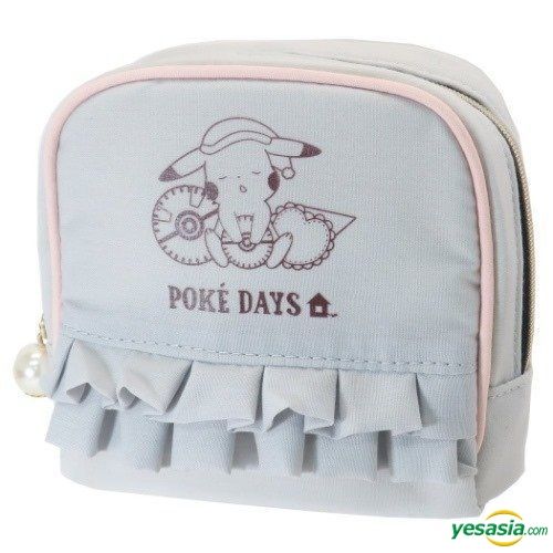 YESASIA: Pocket Monsters : Square Mini Pouch Pikachu (Blue Grey) - SHO ...