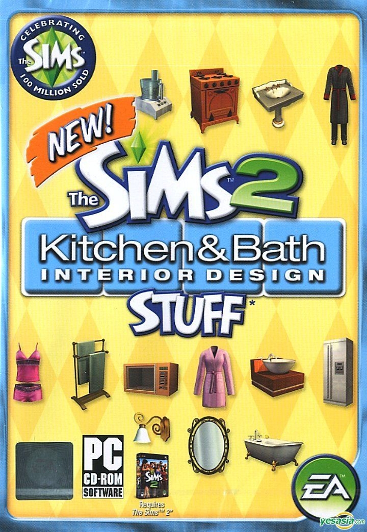 YESASIA: The Sims 2 - Kitchen & Bath Interior Design Stuff (English ...