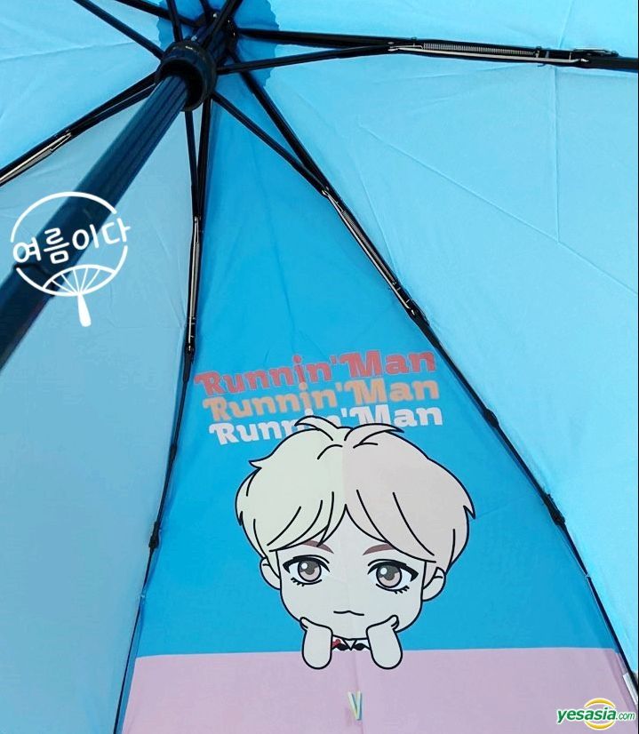 YESASIA: BTS Sky Blue Automatic Folded Umbrella (V) MALE STARS ...