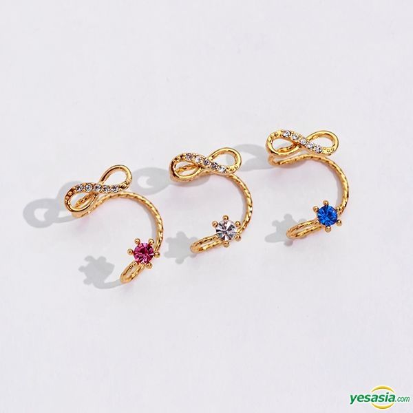 YESASIA: Infinite Style - Mobius Cubic Ear Cuff (White) (Silver) PHOTO ...