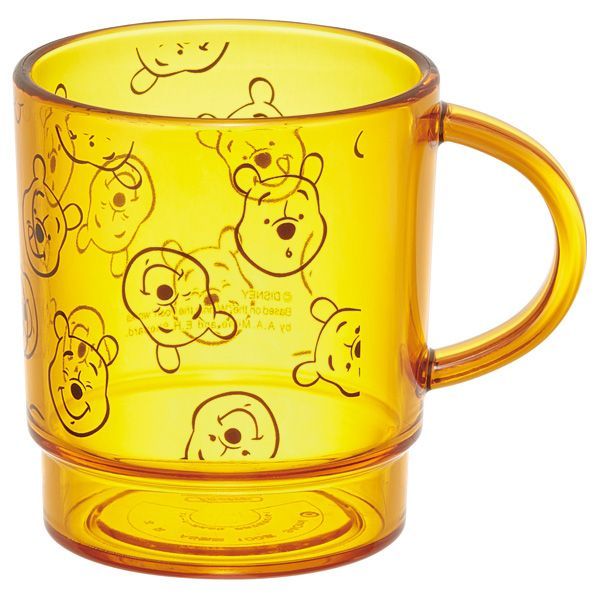 YESASIA: Winnie the Pooh Stacking Plastic Cup 340ml (Honey Pattern ...