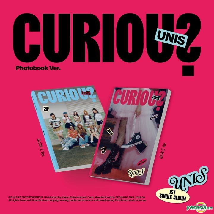 YESASIA: UNIS Single Album Vol. 1 - CURIOUS (Photobook Version) (Set ...