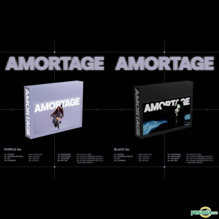 YESASIA: BLACKPINK: Ji Soo Mini Album Vol. 1 - AMORTAGE (Exclusive Edition) (Random Version) CD ...