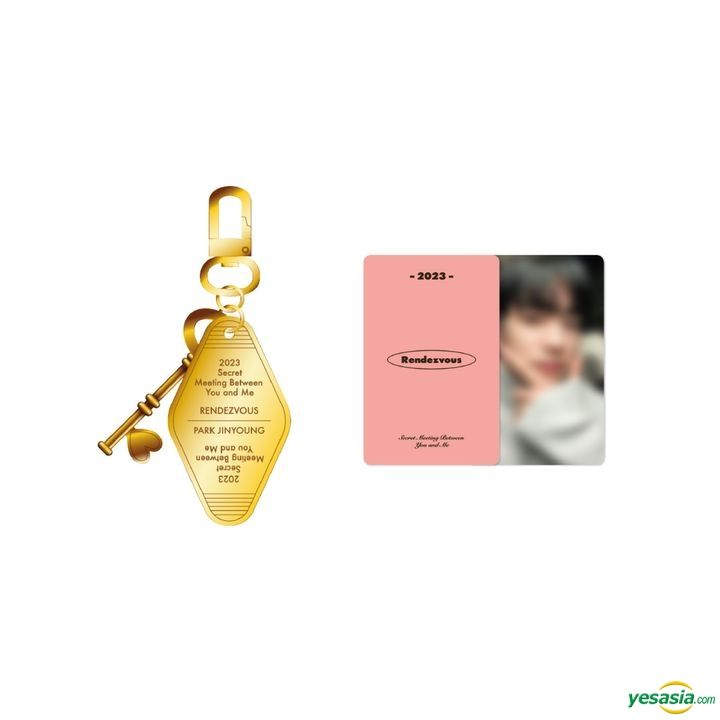 YESASIA: Park Jin Young 2023 'Rendezvous' Official Goods - Rendezvous Key Ring MALE STARS ...
