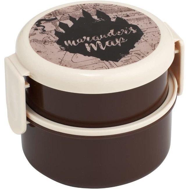 YESASIA: Harry Potter Round Food Box 500ml (with Fork) (wizarding world ...